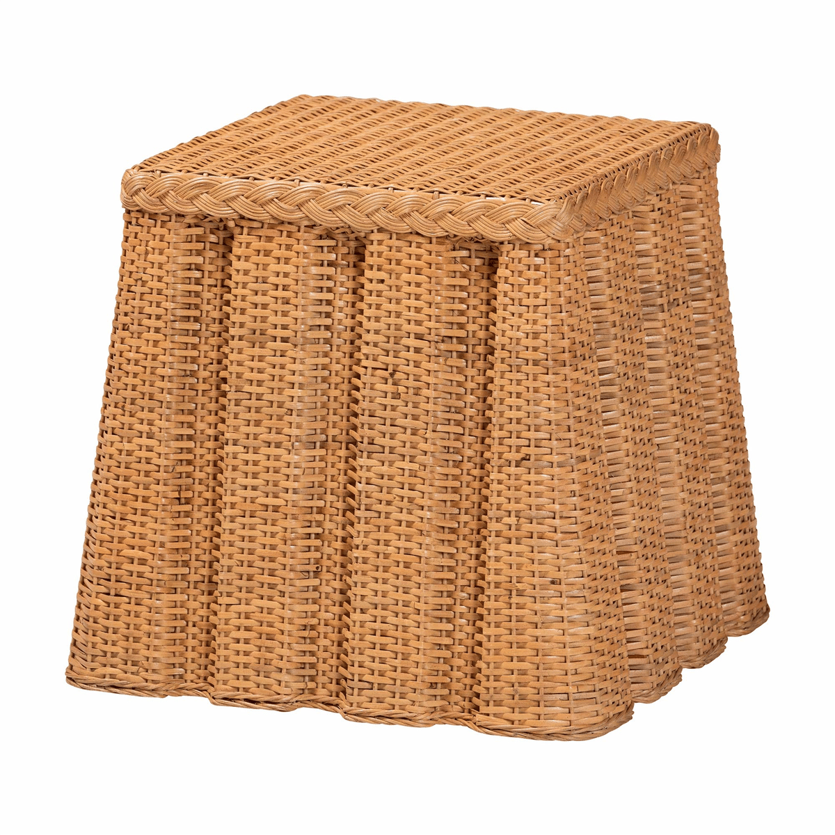 Click here for bali & pari Andrea Natural Rattan End Table prices