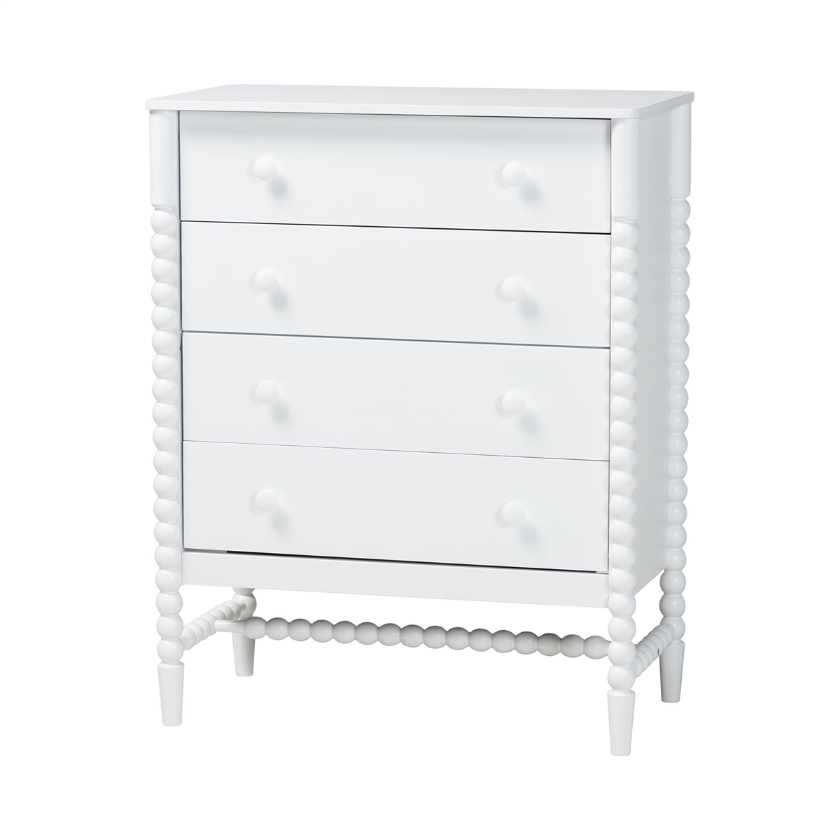 Click here for Baxton Studio Brantley Spindle 4-Drawer Chest prices