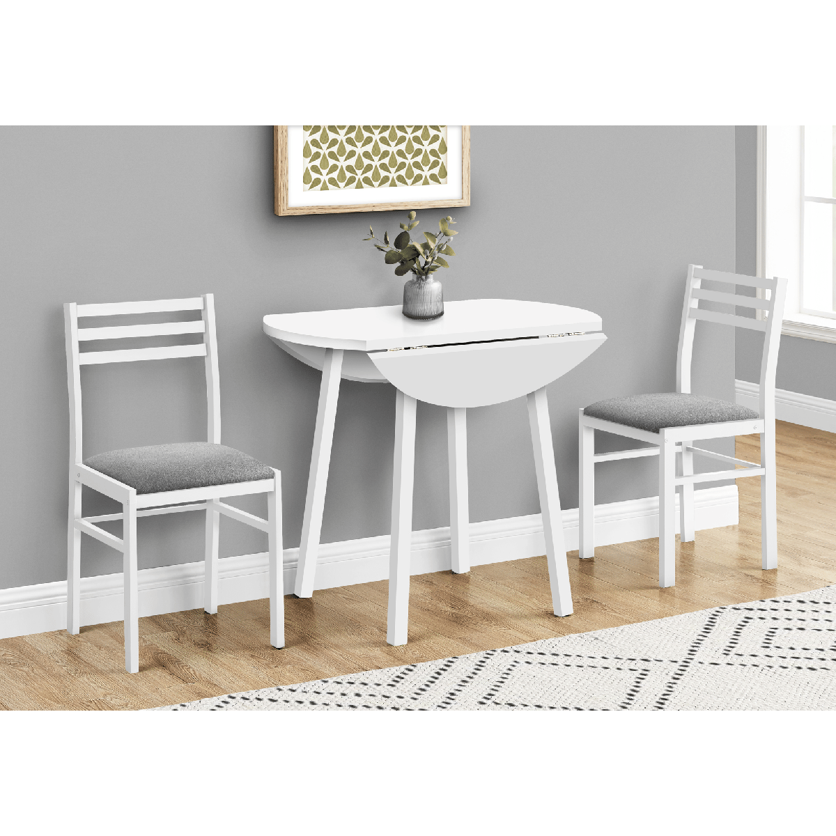 Click here for Monarch Specialties 3pc. 35in. Drop Leaf Dining Ta... prices