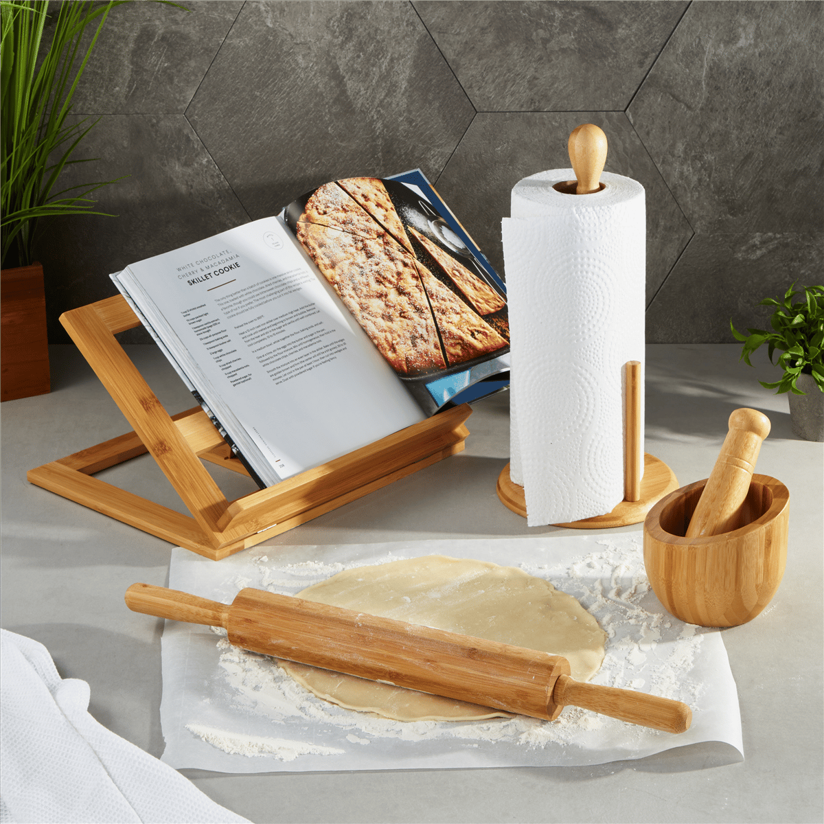 Click here for BergHOFF Bamboo 5pc. Kitchen Accessory Set prices