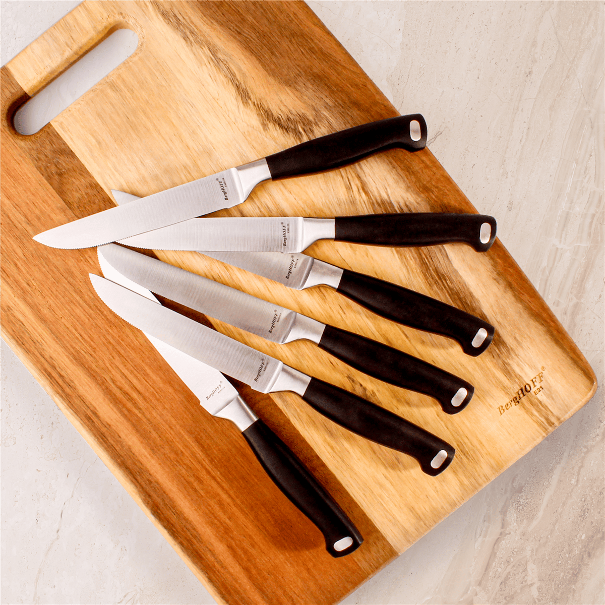 Click here for BergHOFF Bistro 12pc. Stainless Steel 4.25in. Stea... prices