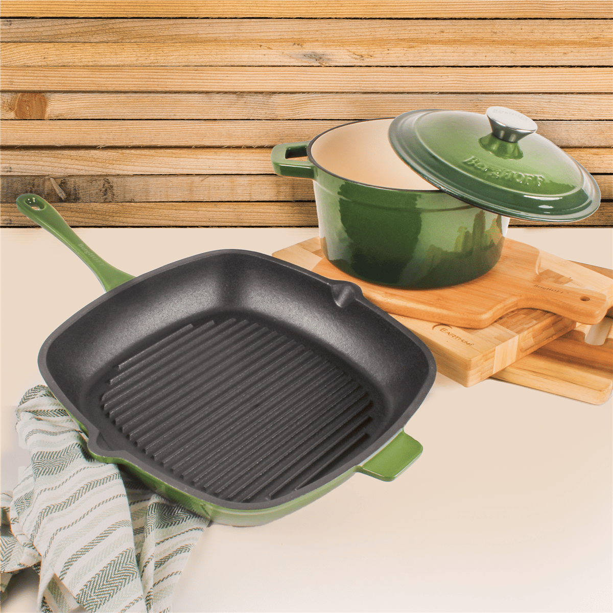 Click here for BergHOFF Neo 3pc. Cast Iron Pan/Dutch Oven Cookwar... prices