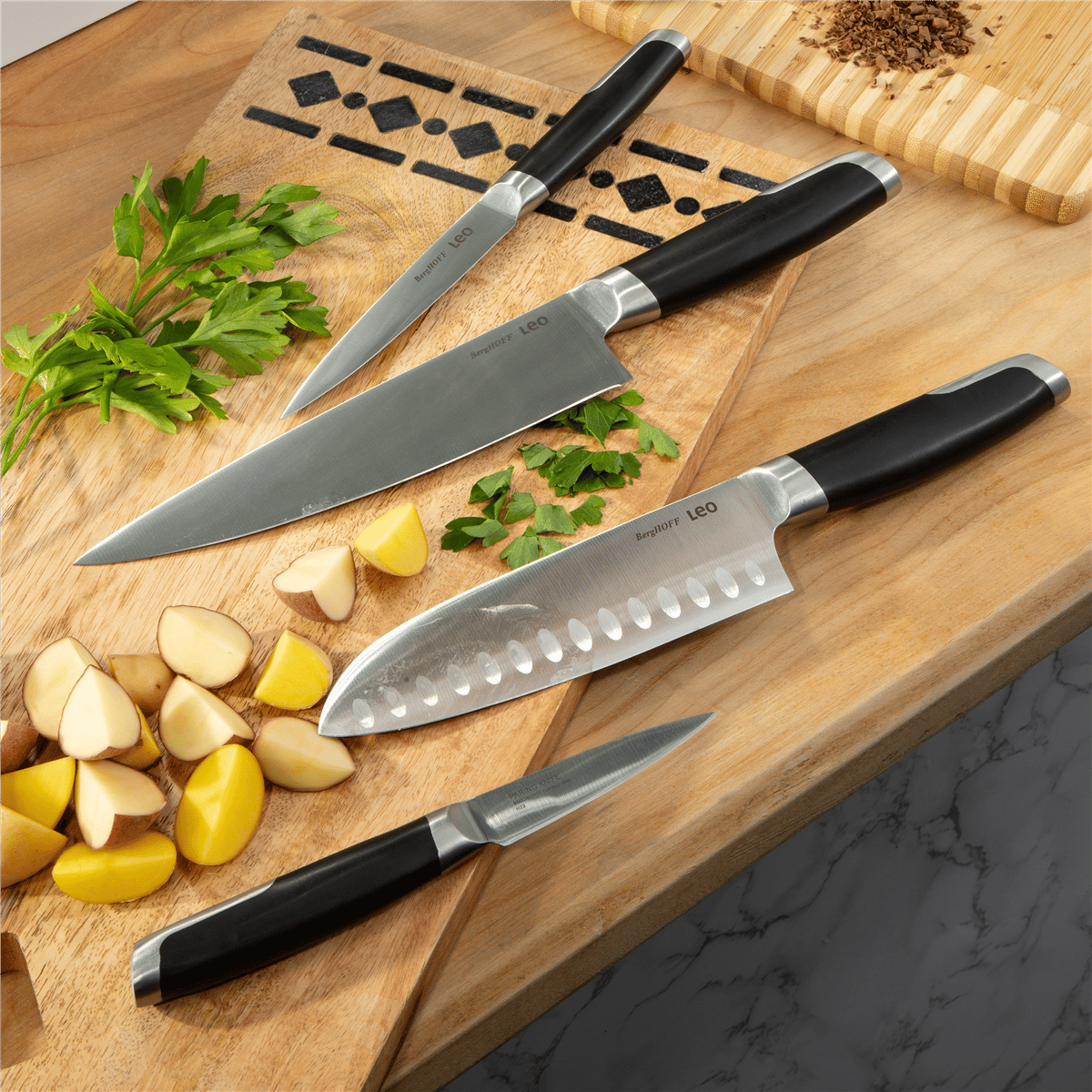 Click here for BergHOFF Leo Graphite 4pc. Stainless Steel Cutlery... prices