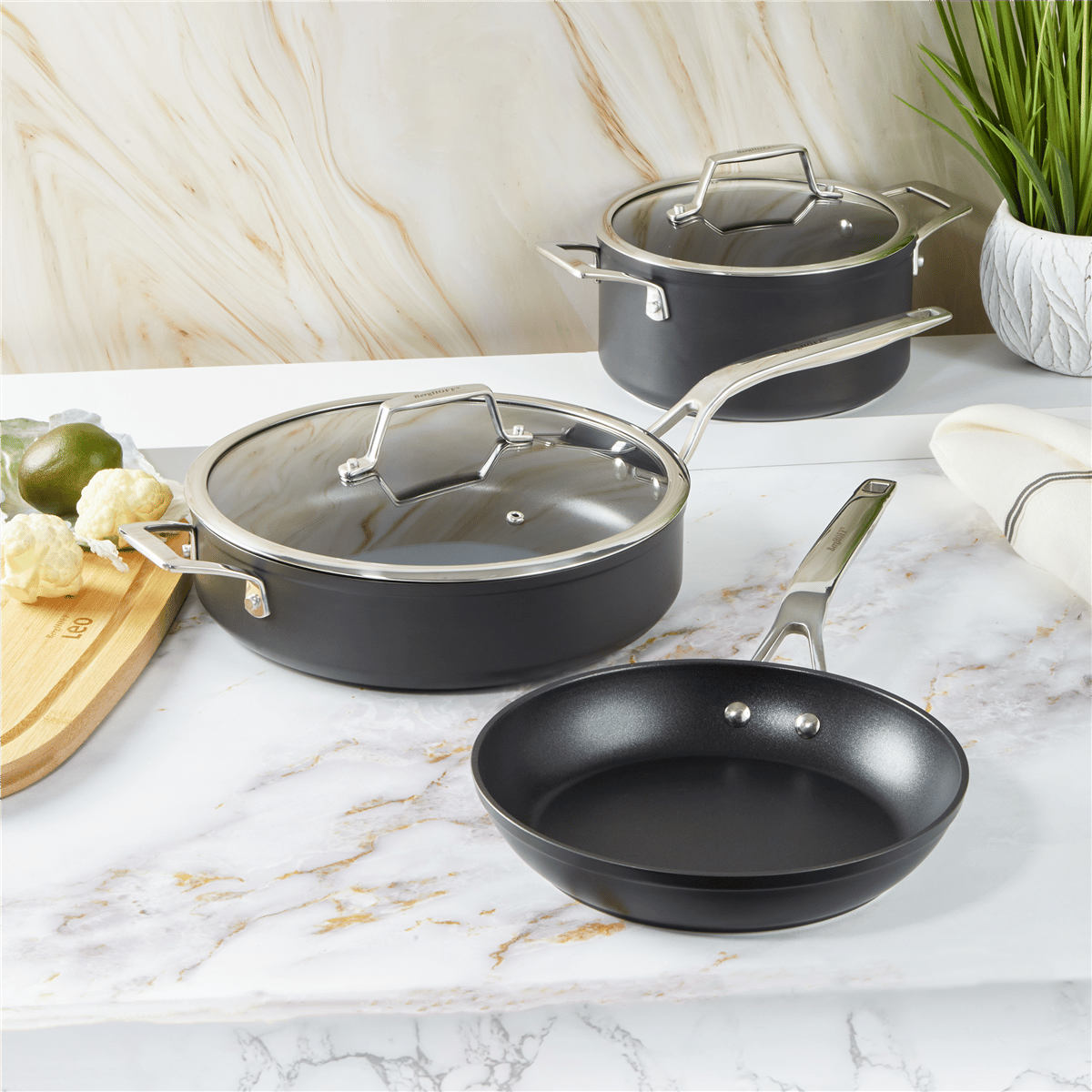 Click here for BergHOFF Essentials 5Pc Non-stick Hard Anodized Co... prices