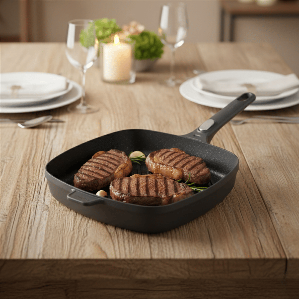 Click here for BergHOFF Gem Cast Aluminum 11 Non-Stick Grill Pan... prices