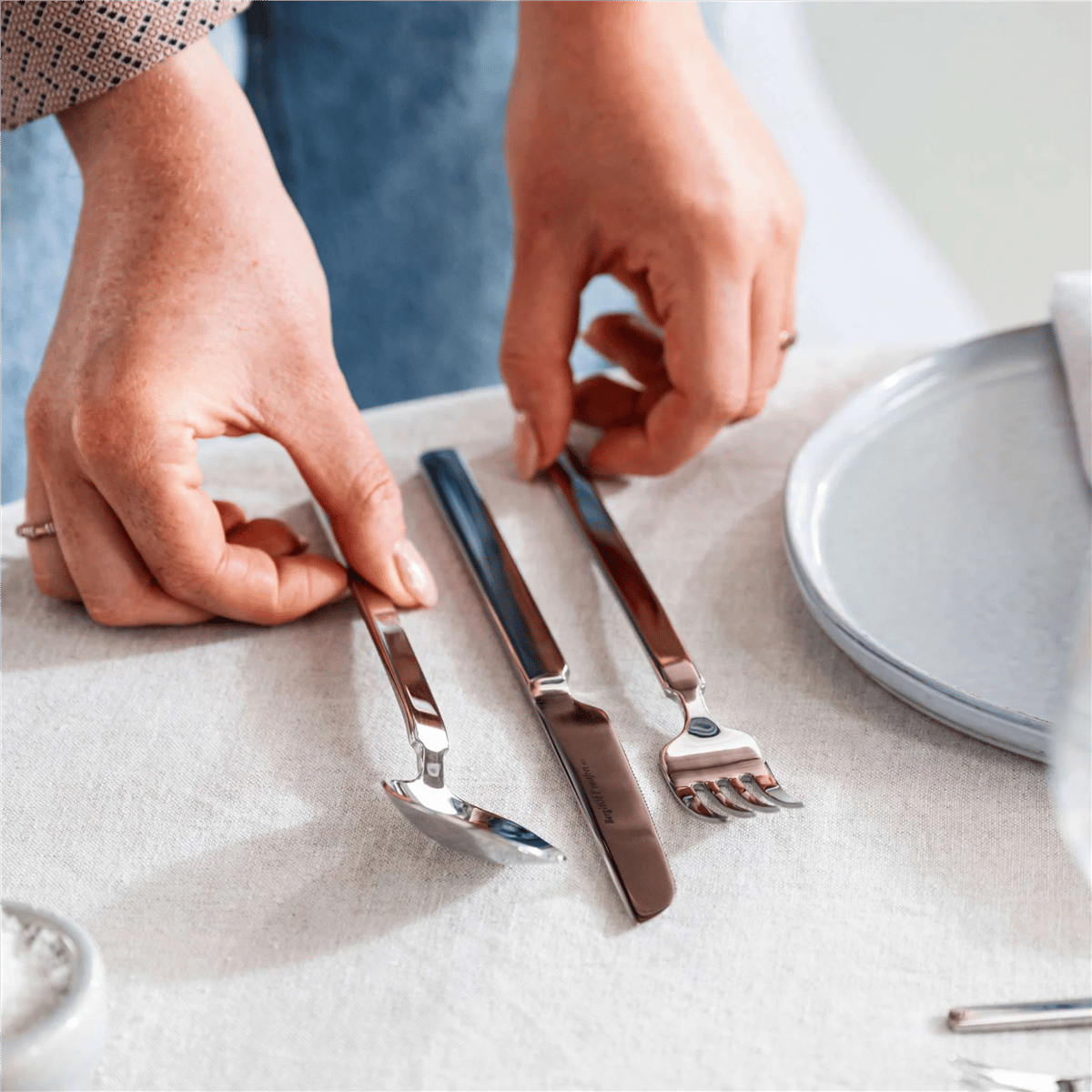Click here for BergHOFF Elegant 30pc. Stainless Steel Flatware Se... prices
