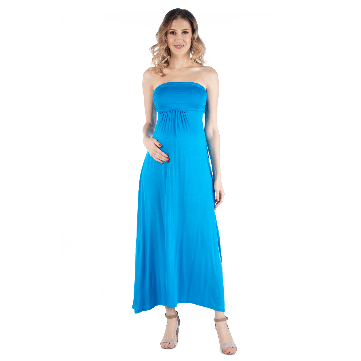 Click here for Womens 24/7 Comfort Apparel Empire Waist Maternity... prices