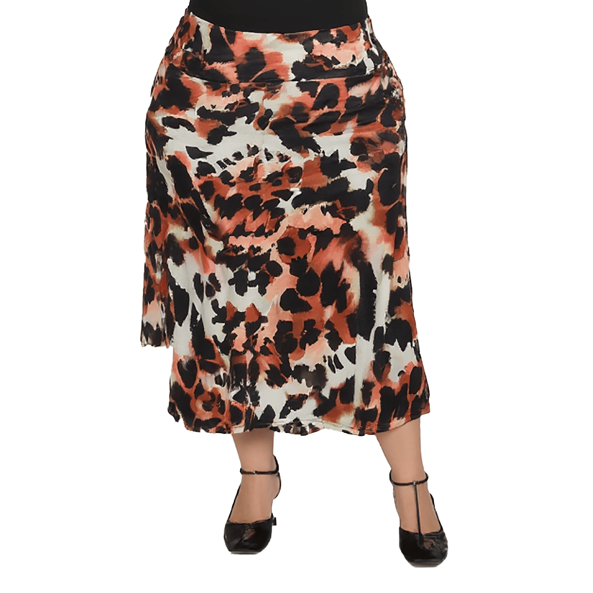 Click here for Plus Size 24/7 Comfort Apparel Animal Print Maxi S... prices