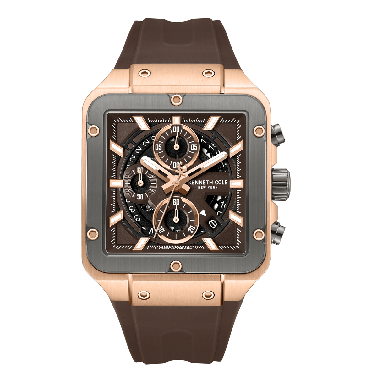 Click here for Mens Kenneth Cole New York(R) Chronograph Brown Wa... prices
