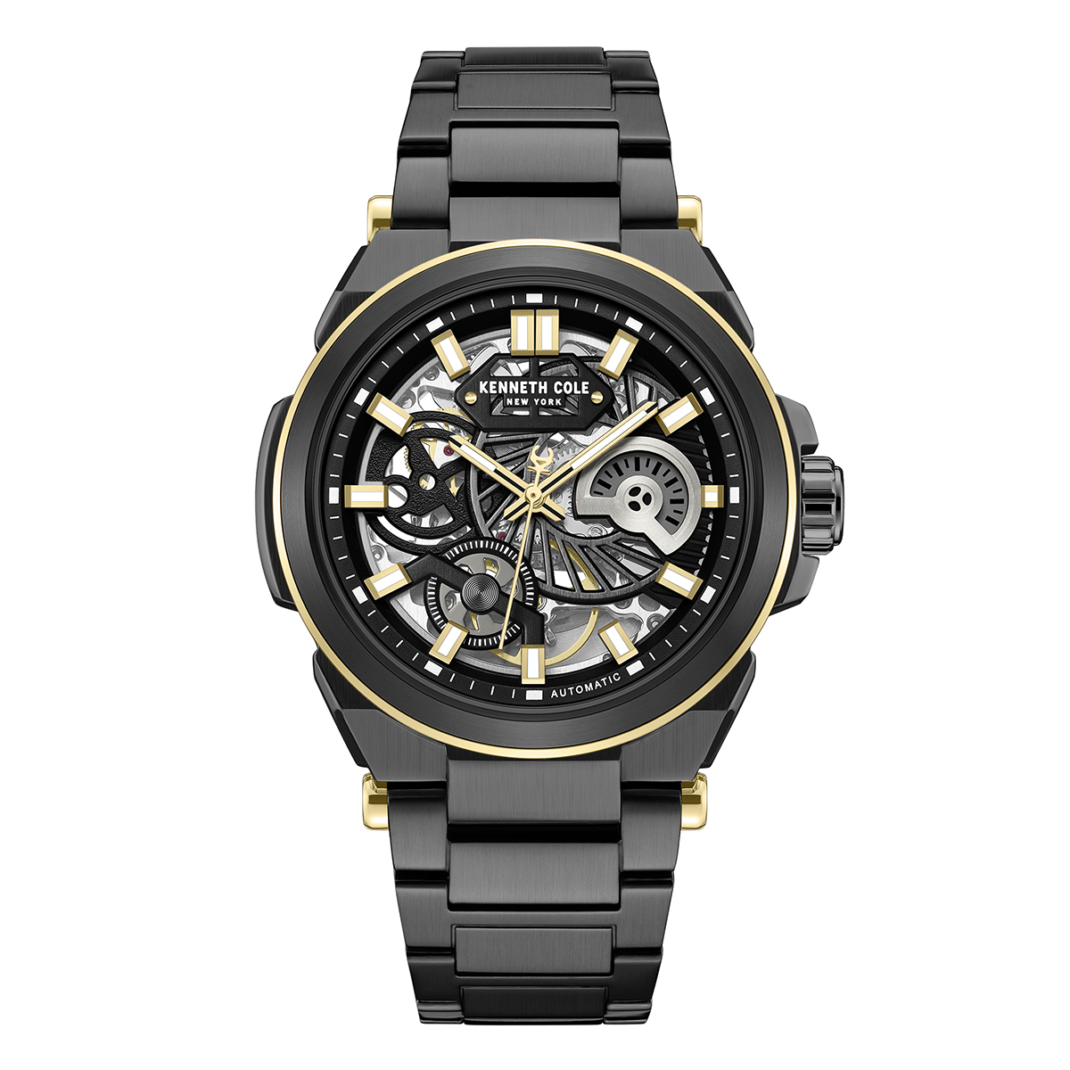 Click here for Mens Kenneth Cole New York(R) Automatic Black Watc... prices