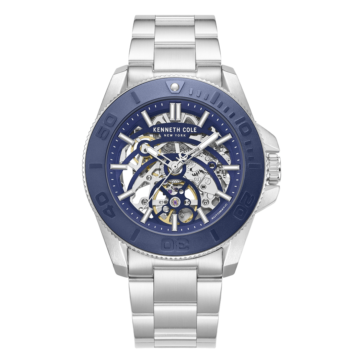 Click here for Mens Kenneth Cole New York(R) Automatic Silver Wat... prices