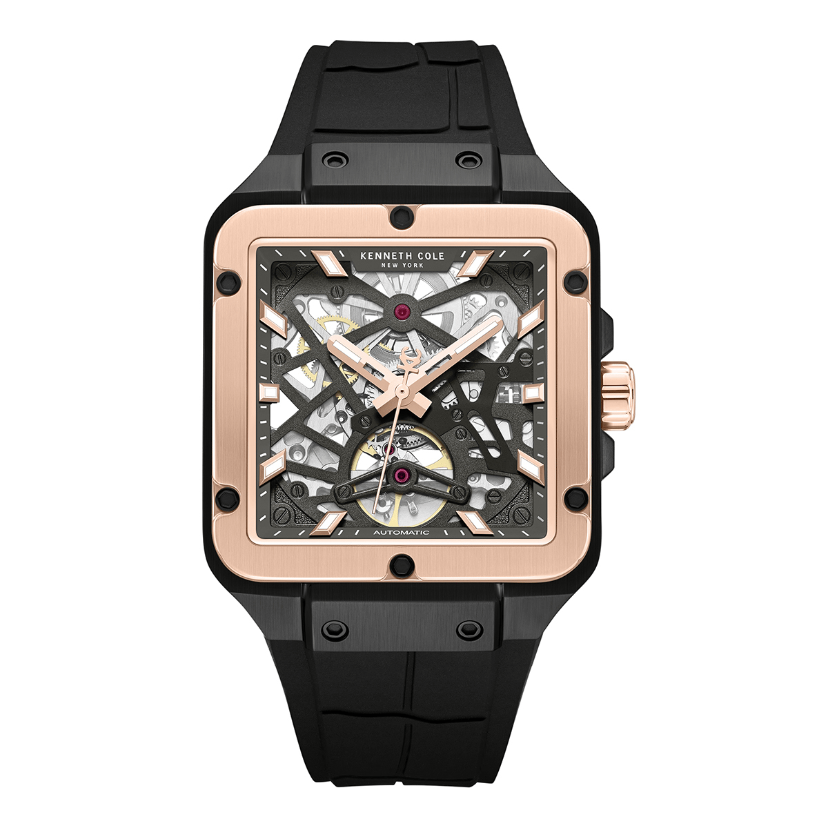 Click here for Mens Kenneth Cole New York(R) Automatic Black Watc... prices