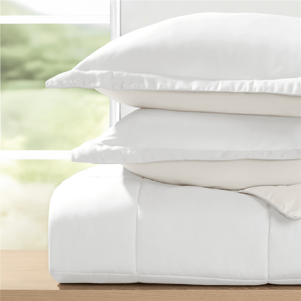 ienjoy Home All Season Lightweight Down Alternative Reversible 2-Pc. Comforter Set  Twin/Twin Xl - Blush