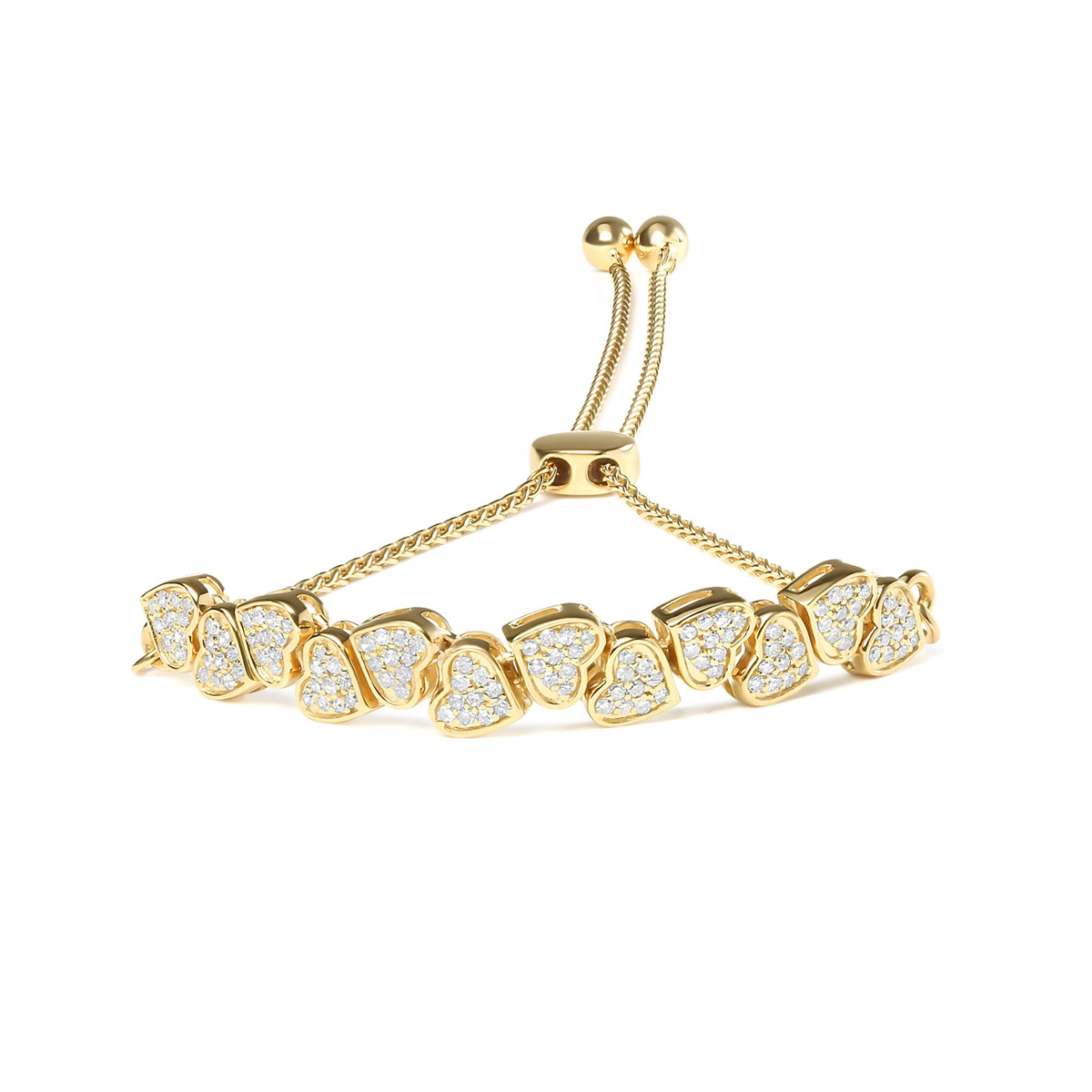 Click here for Haus of Brilliance 1/2ctw. Diamond Sideways Hearts... prices