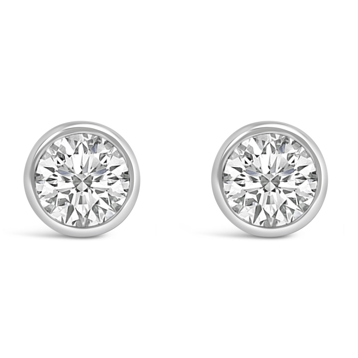 Click here for Haus of Brilliance Lab-Grown Diamond Classic Bezel... prices