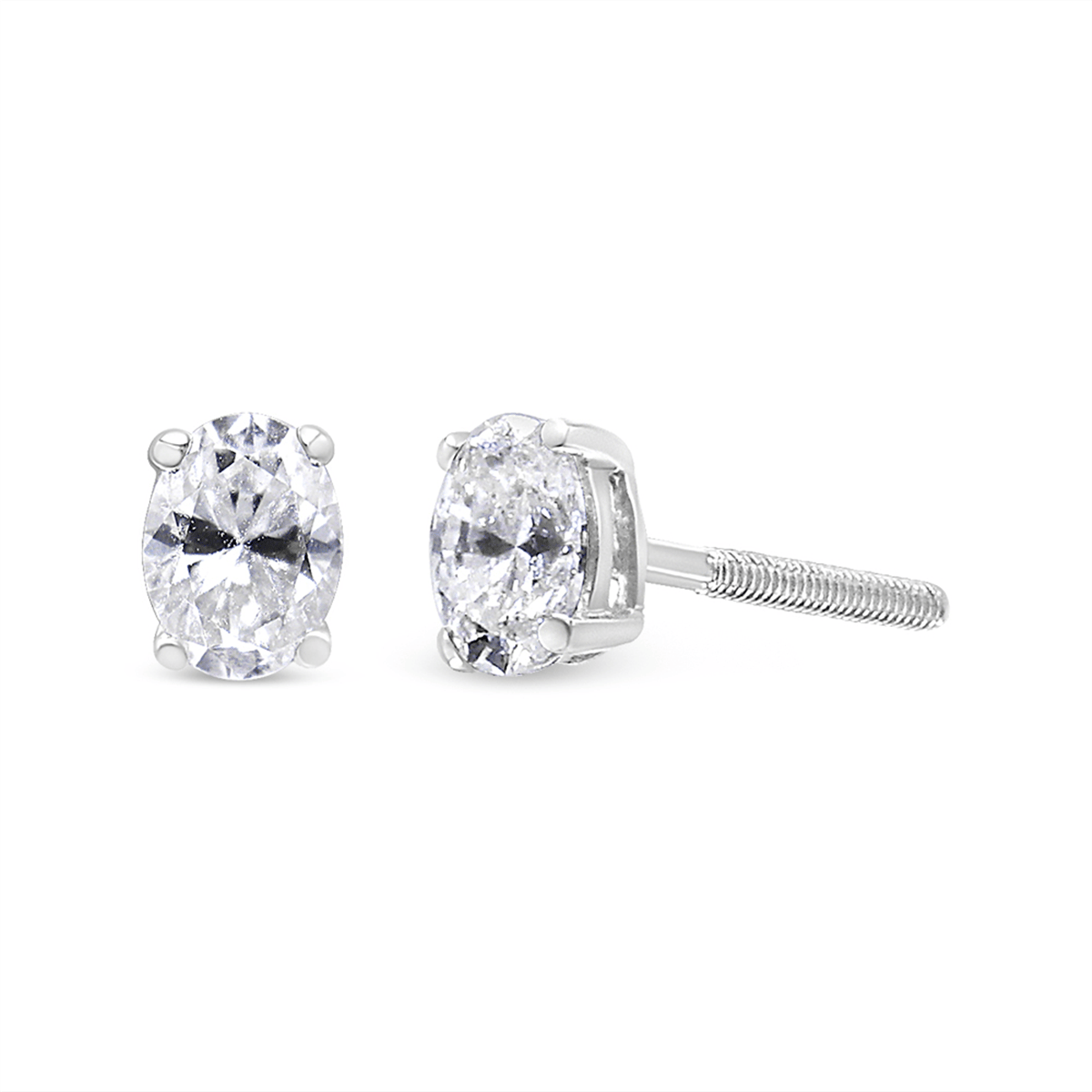Click here for Haus of Brilliance Lab-Grown Oval Solitaire Diamon... prices