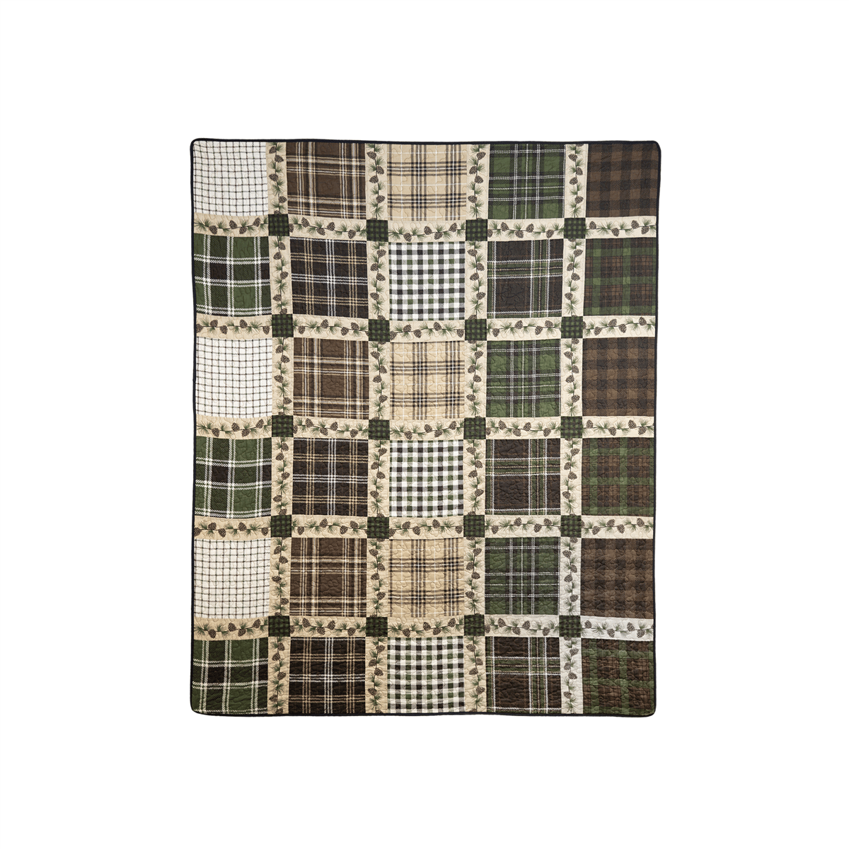 Click here for Donna Sharp Pine Patch Lap Quilt prices