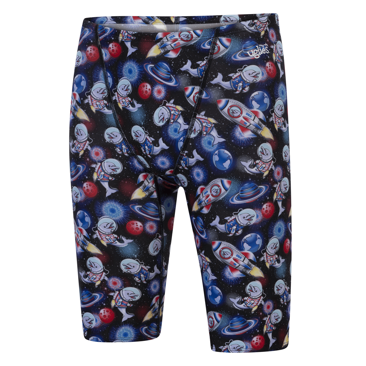 Click here for Dolfin Mens Print Jammer - Space Dolphins prices