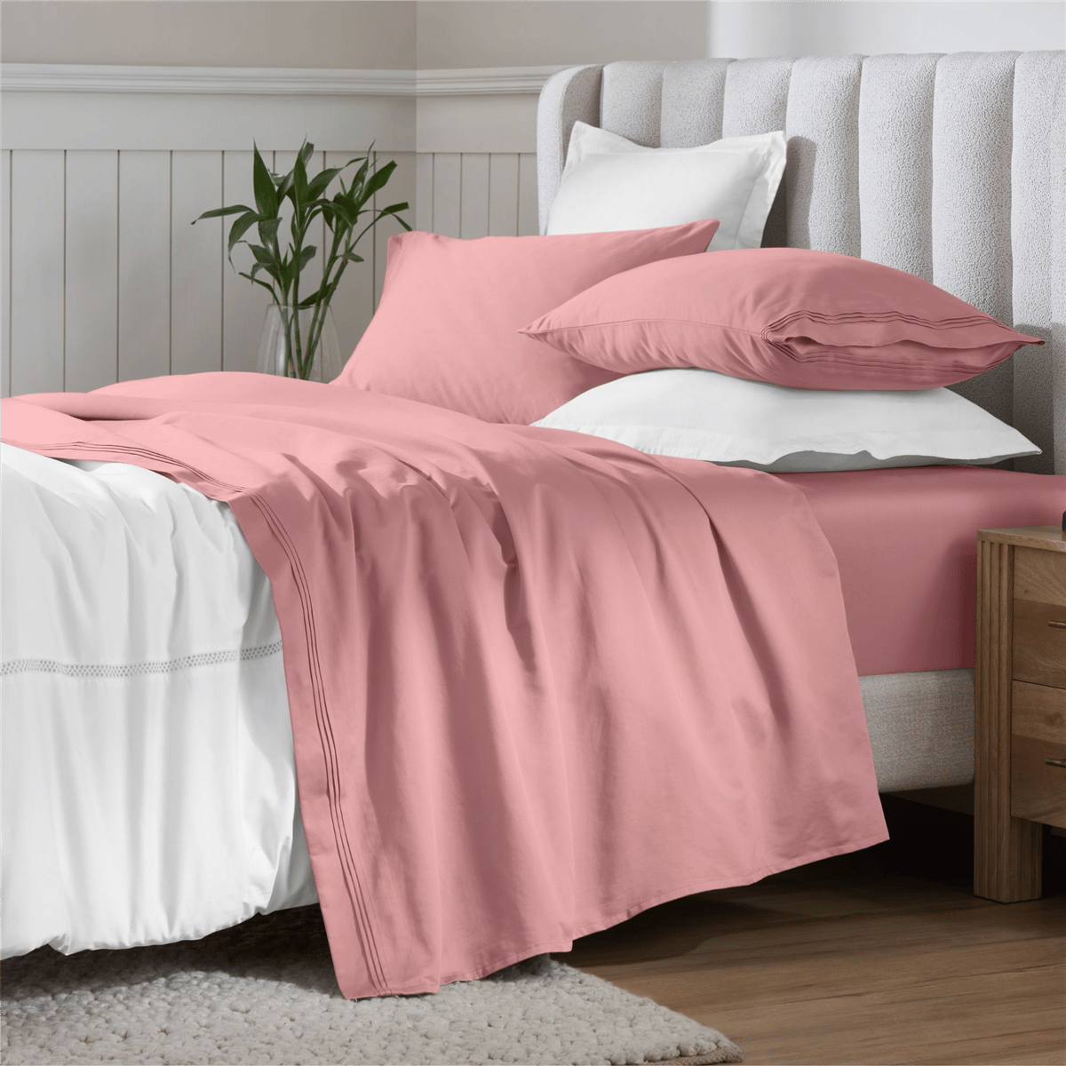 Superior 650 Thread Count Solid Deep Pocket Sheet Set