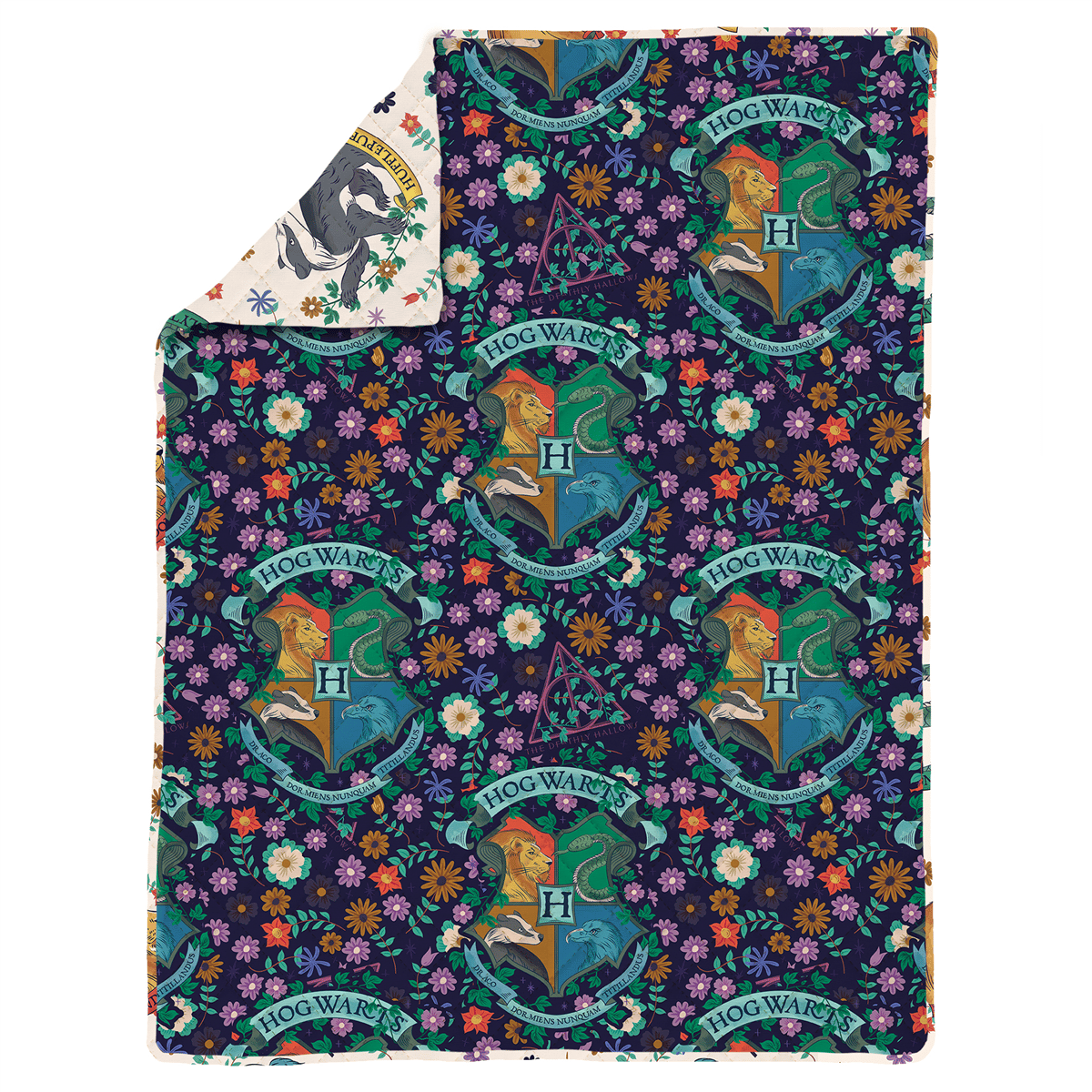 Click here for Northwest Harry Potter Botanical Crests Quilted Th... prices