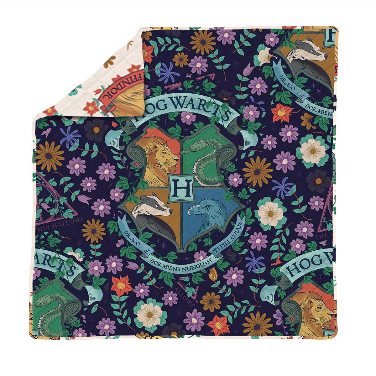 Click here for Northwest Harry Potter Botanical Crests Quilted Th... prices