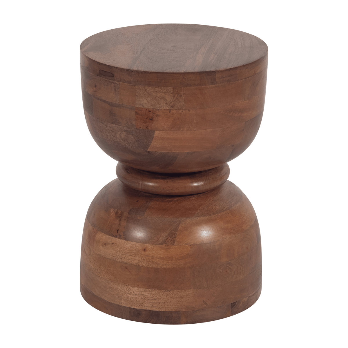 Click here for Sagebrook Home 18in. Hourglass Mango Wood Accent T... prices