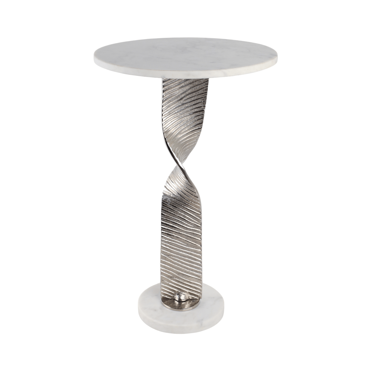 Click here for Sagebrook Home Twisted Marble Top Accent Table prices