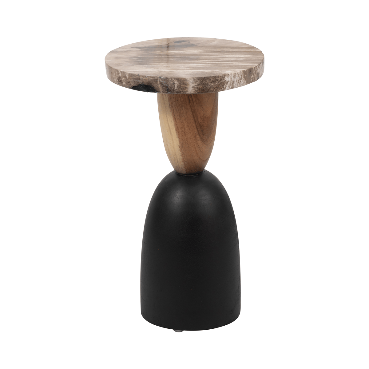 Click here for Sagebrook Home 20in. Modern Suar Wood Accent Table prices