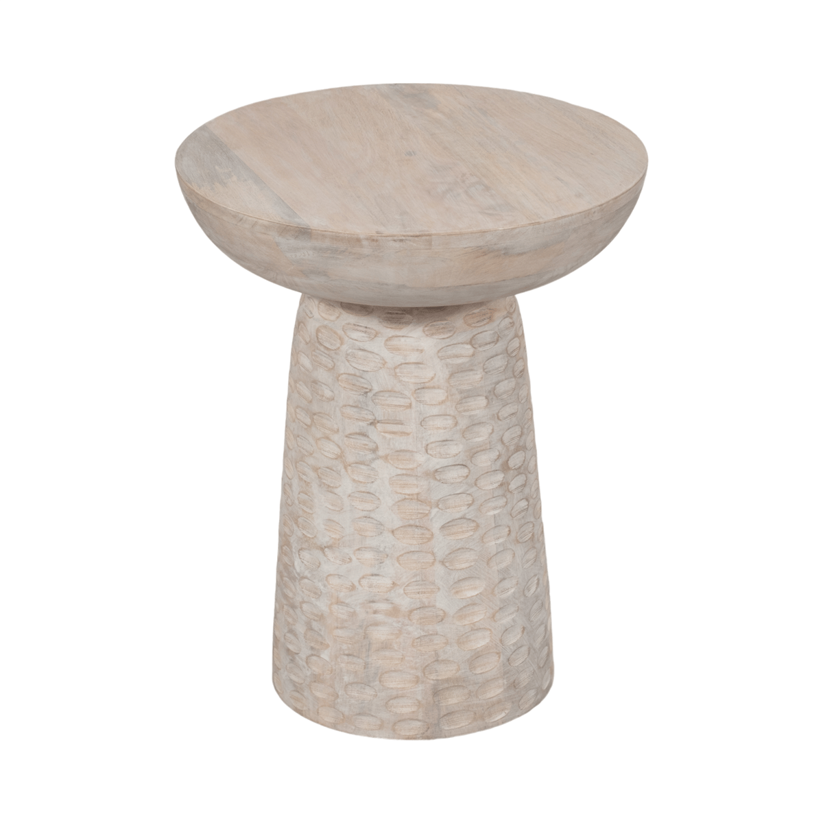 Click here for Sagebrook Home 20in. Hammered Base Wood Accent Tab... prices