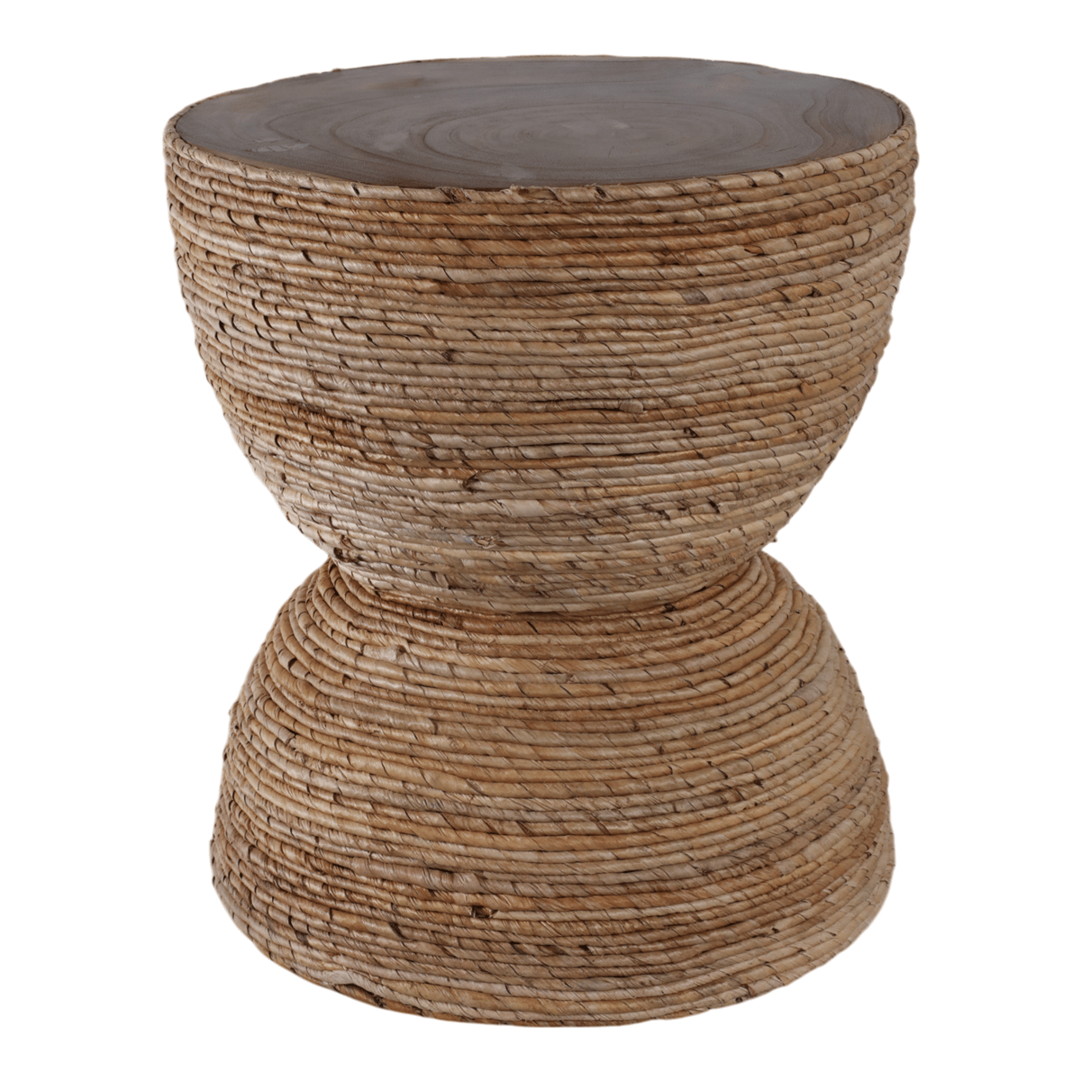 Click here for Sagebrook Home Teakwood & Woven Banana Leaf Accent... prices
