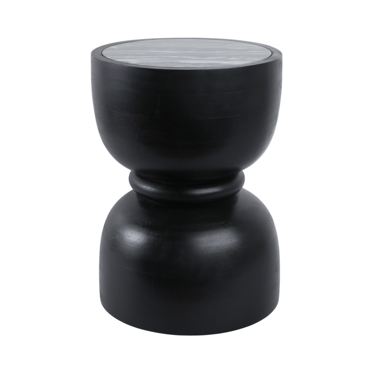 Click here for Sagebrook Home 18in. Mango Wood & Marble Accent Ta... prices