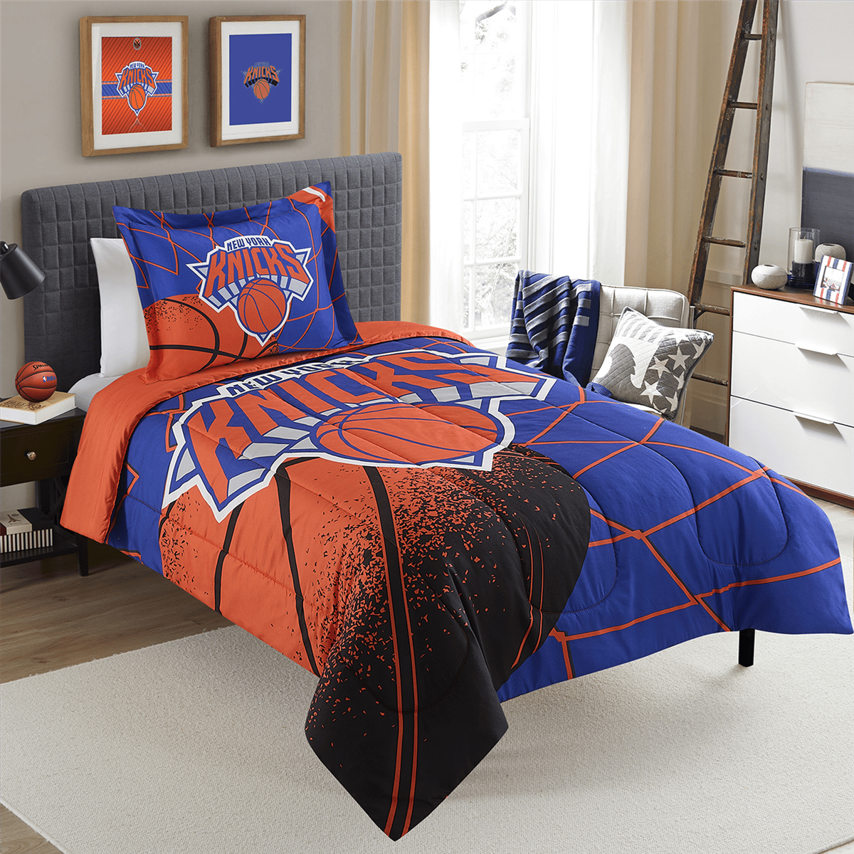 Click here for Sweet Home Collection NBA New York Knicks Comforte... prices
