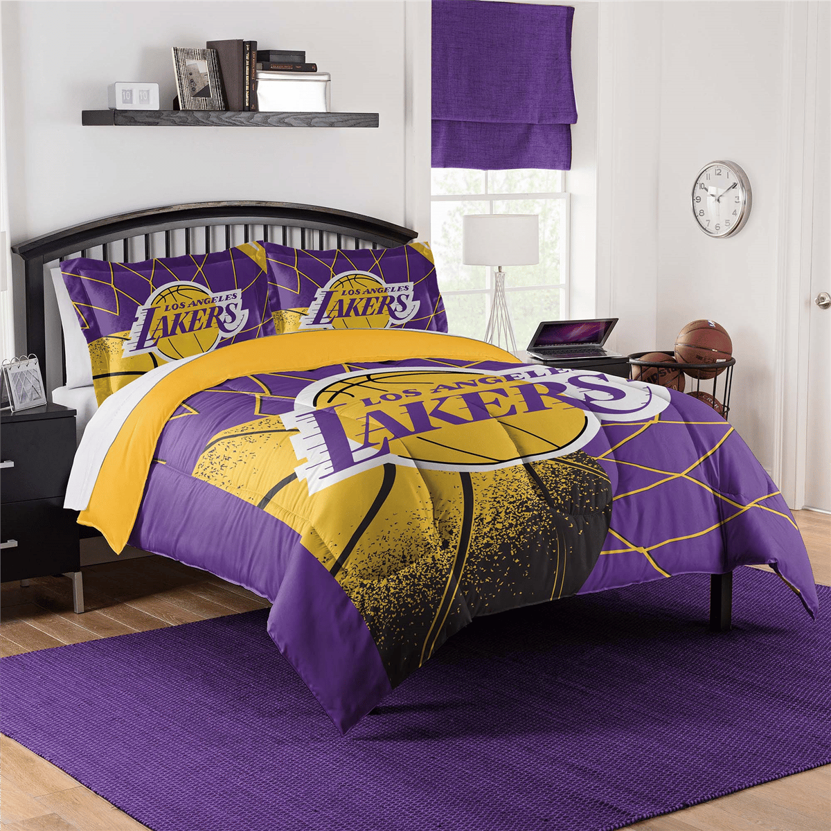 Click here for Sweet Home Collection NBA Los Angeles Lakers Comfo... prices