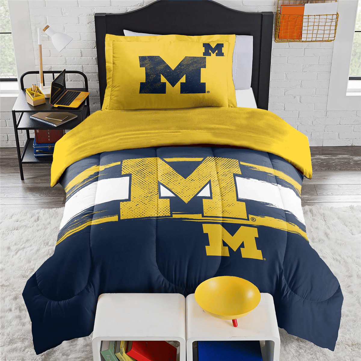 Click here for Sweet Home Collection NCAA Michigan Wolverines Com... prices