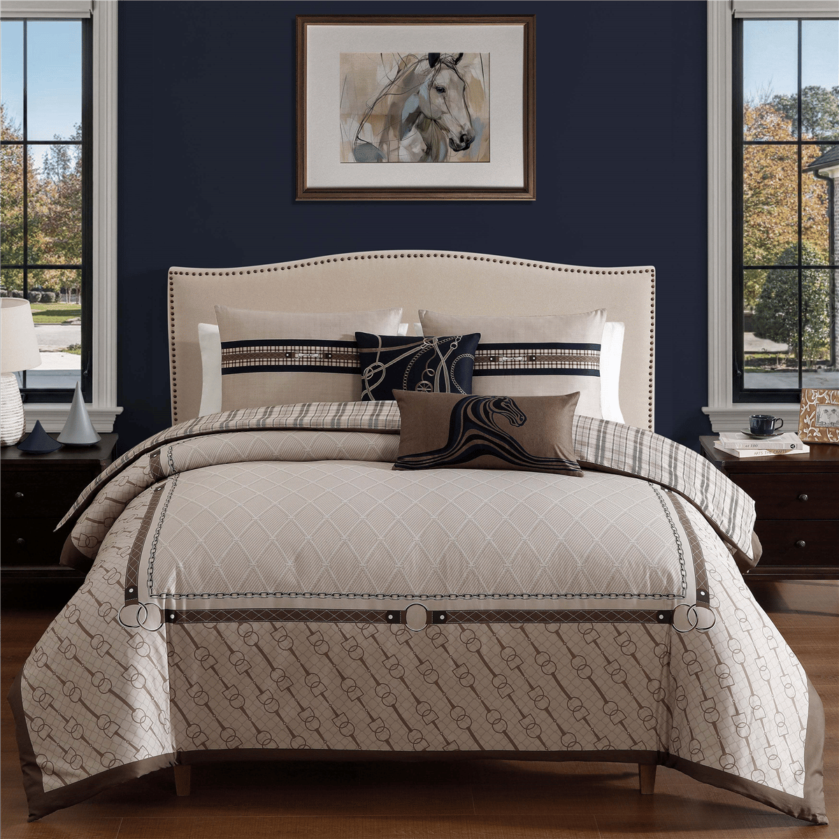 Click here for Bebejan(R) Equestrian Dreams Cotton 5pc. Reversibl... prices