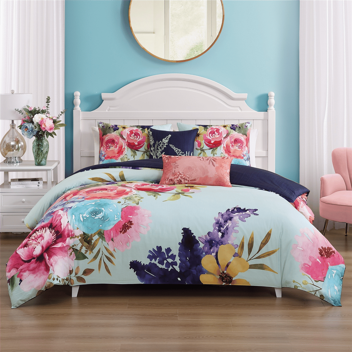 Click here for Bebejan Aqua Fiesta 5pc. Reversible Comforter Set prices