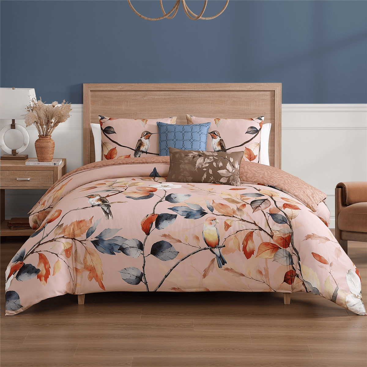 Click here for Bebejan Peachy Dogwood 5pc. Reversible Comforter S... prices