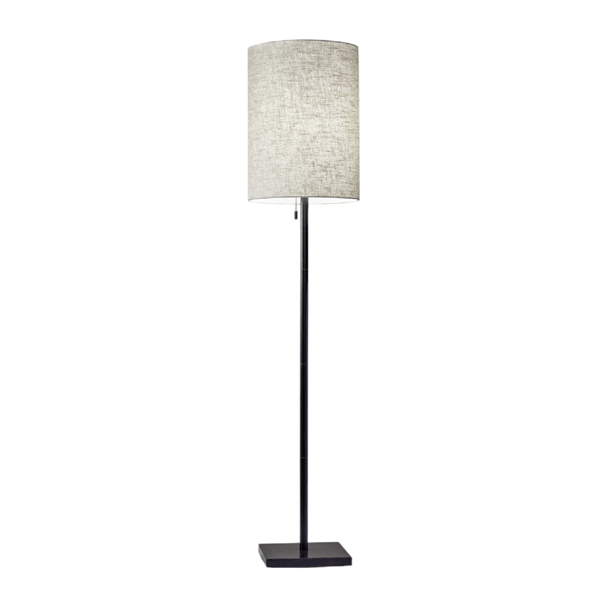 Click here for HomeRoots 61in. Bronze Floor Lamp with Fabric Shad... prices