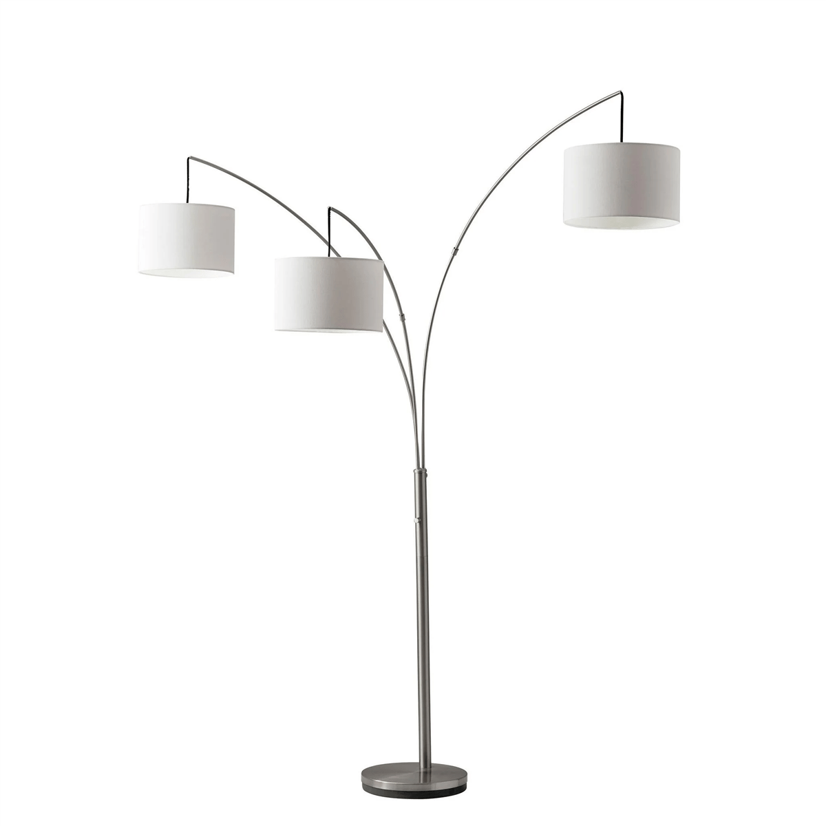 Click here for HomeRoots 74in. Silver Three Light Tree Floor Lamp prices