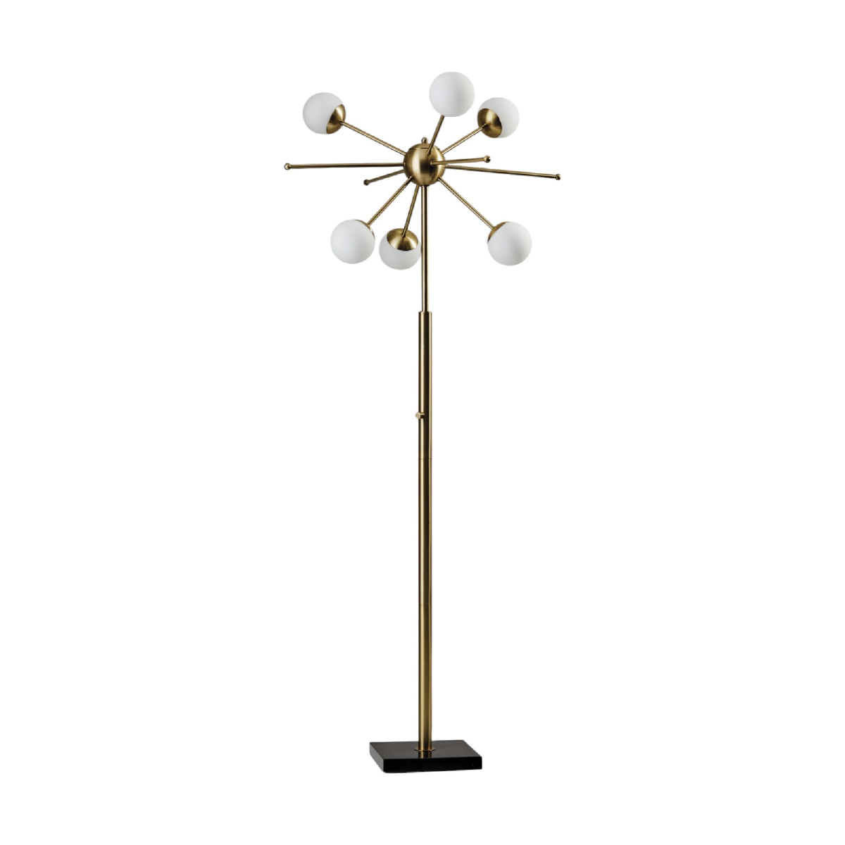 Click here for HomeRoots 64in. Brass Six Light LED Novelty Floor... prices