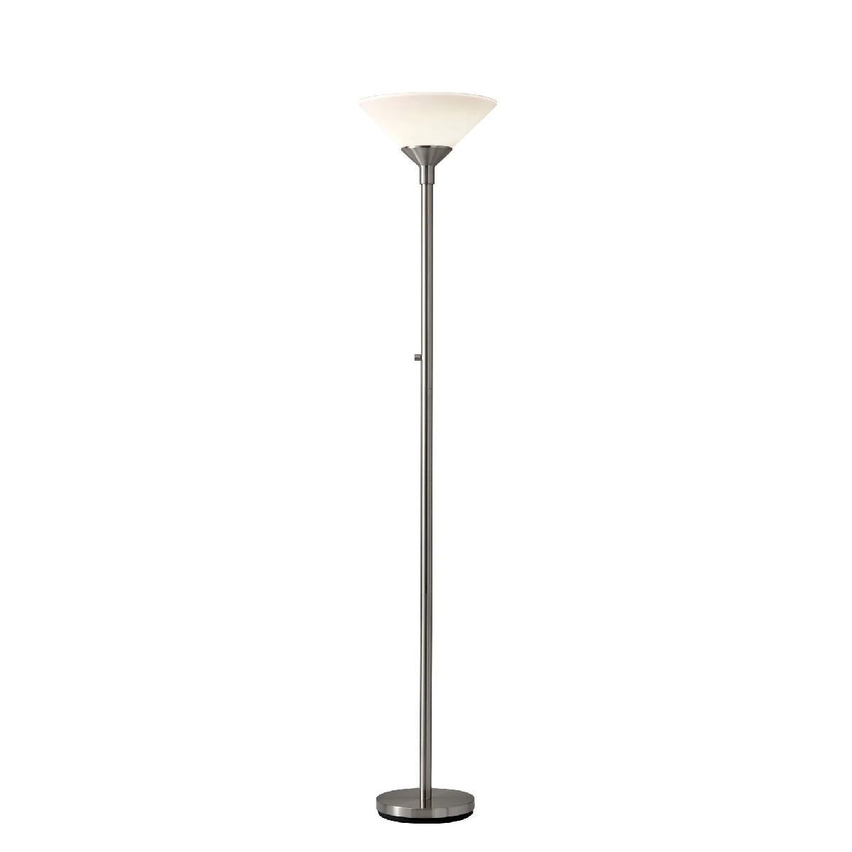 Click here for HomeRoots 73in. Silver Torchiere Floor Lamp w/ Con... prices
