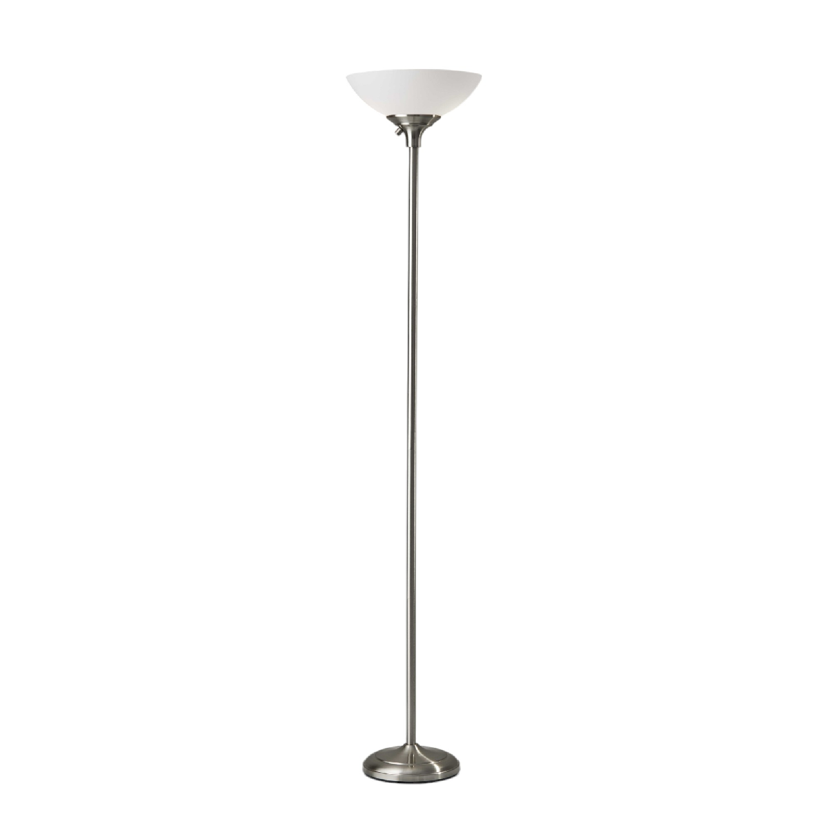 Click here for HomeRoots 71in. Silver Torchiere Floor Lamp with B... prices