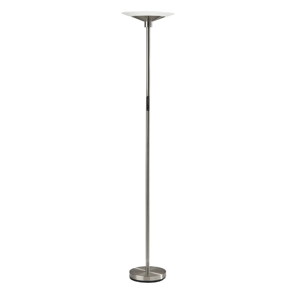 Click here for HomeRoots 71in. Silver LED Torchiere Floor Lamp wi... prices