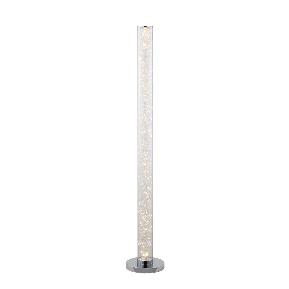 Click here for HomeRoots 49in. White Column LED Floor Lamp with A... prices
