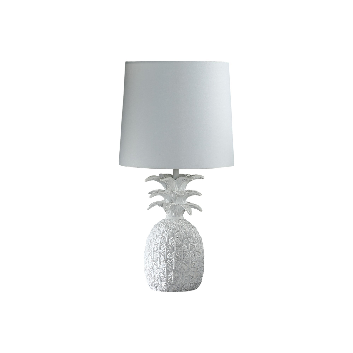 Click here for HomeRoots 17in. White Pineapple Table Lamp with Em... prices