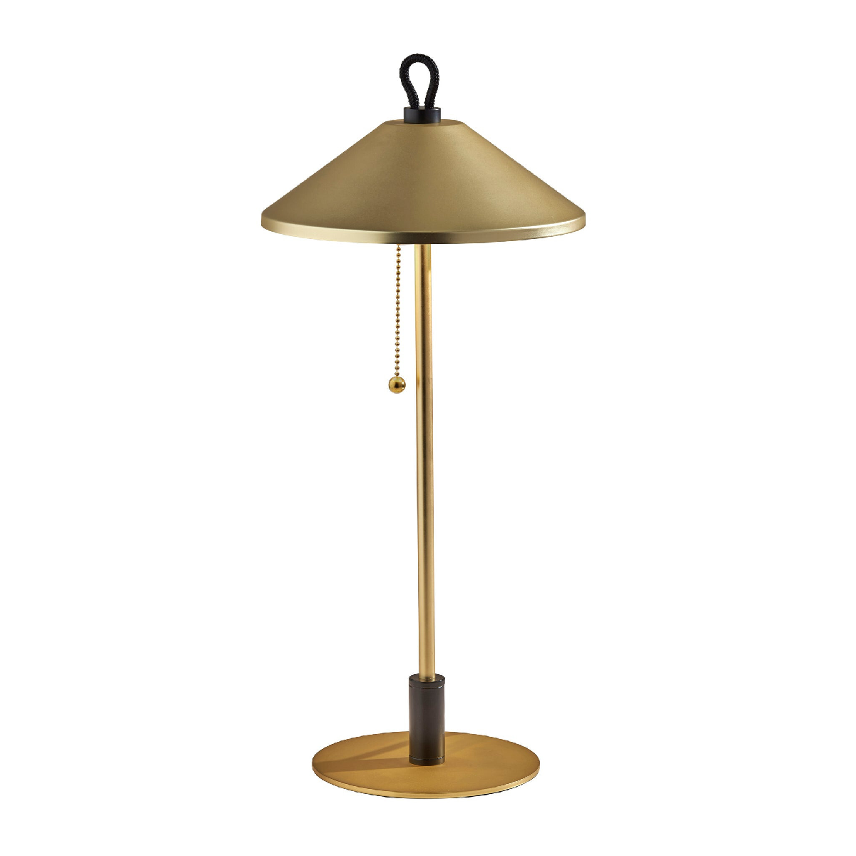 Click here for HomeRoots 20in. Black & Gold Two Light LED Desk La... prices
