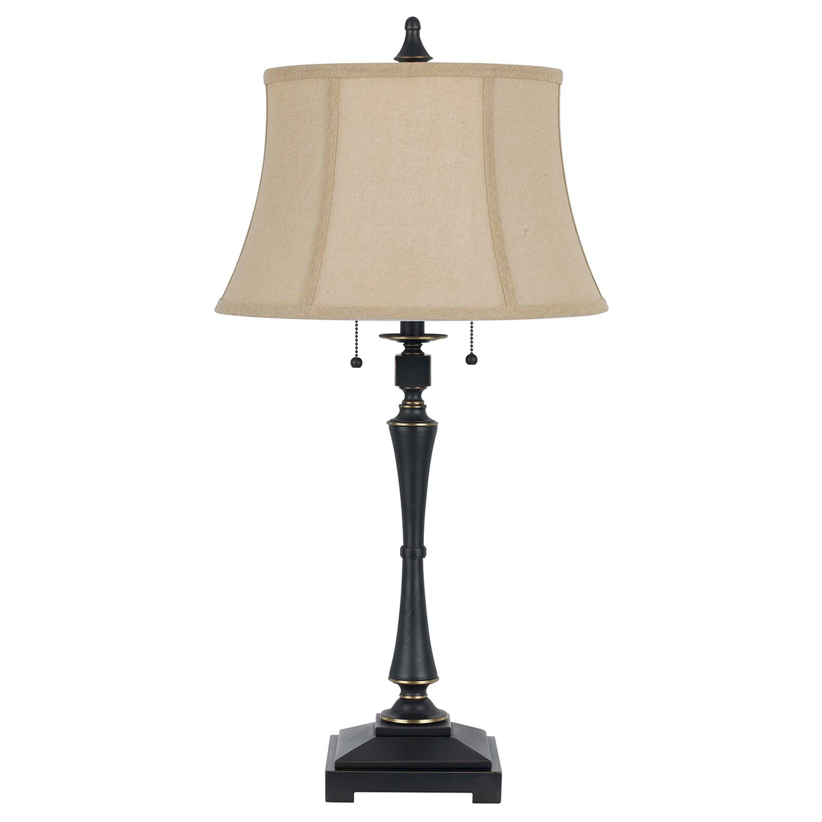 Click here for HomeRoots 31in. Black Two Light Candlestick Table... prices