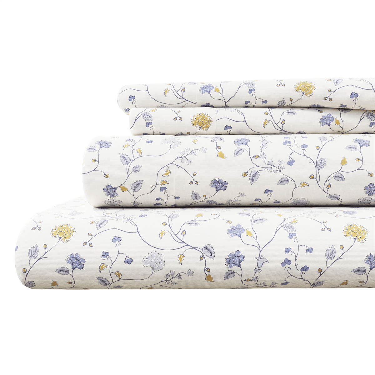 Click here for Freshfolds Winter Quiet Garden Flannel Sheet Set prices