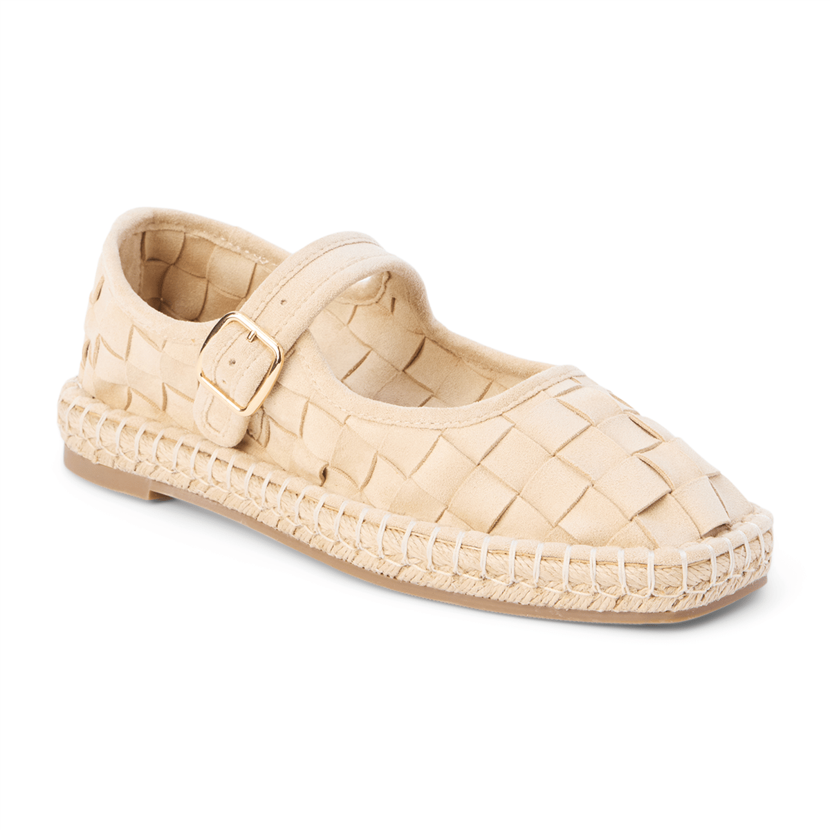 Click here for Womens Coconuts by Matisse Meg Mary Jane Woven Fla... prices