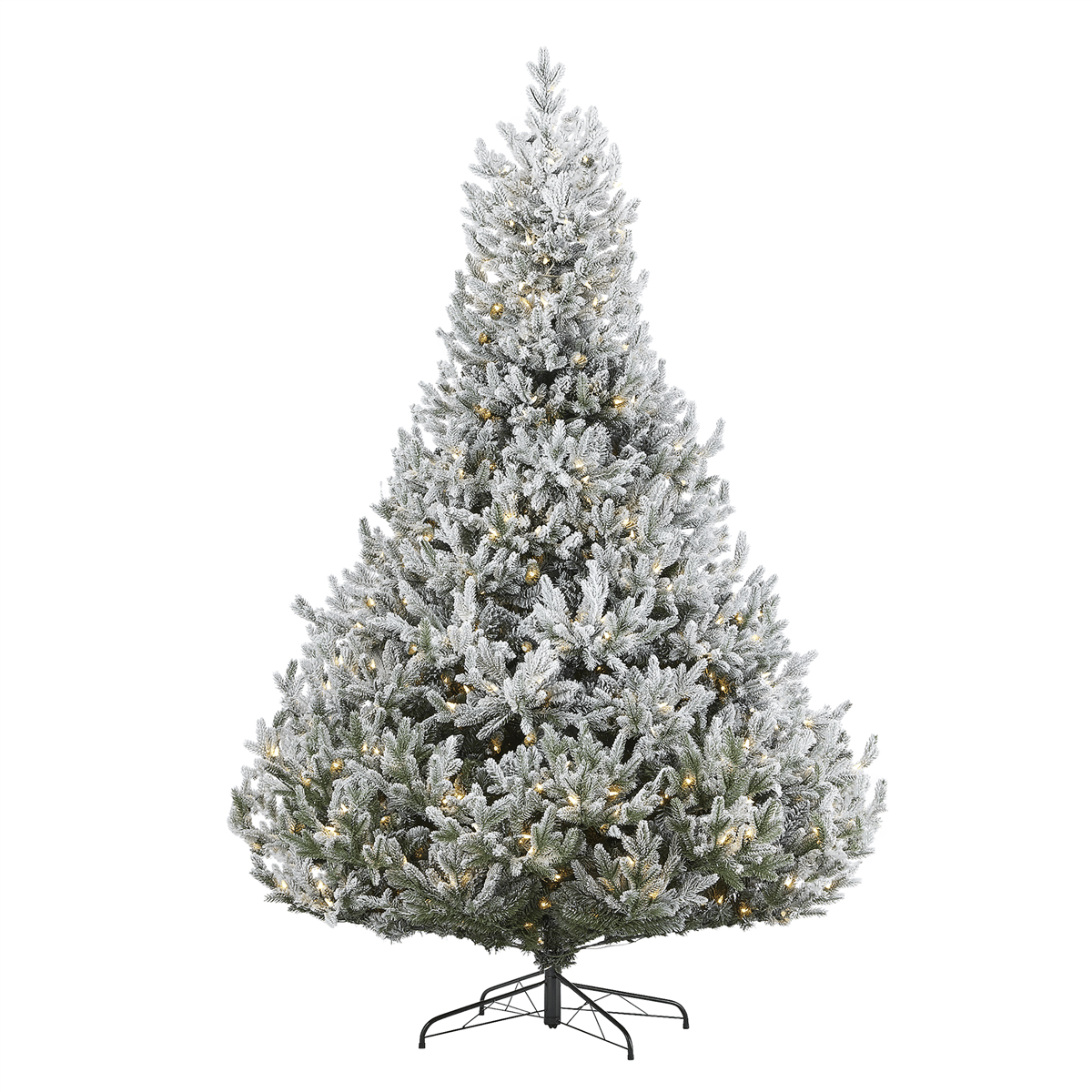 Click here for Seasonal LLC LED Pre-Lit Royal Oaks 7.5ft. Flocked... prices